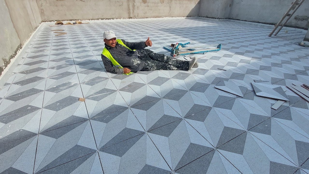 From start to finish: How to prepare and install ceramic flooring - YouTube