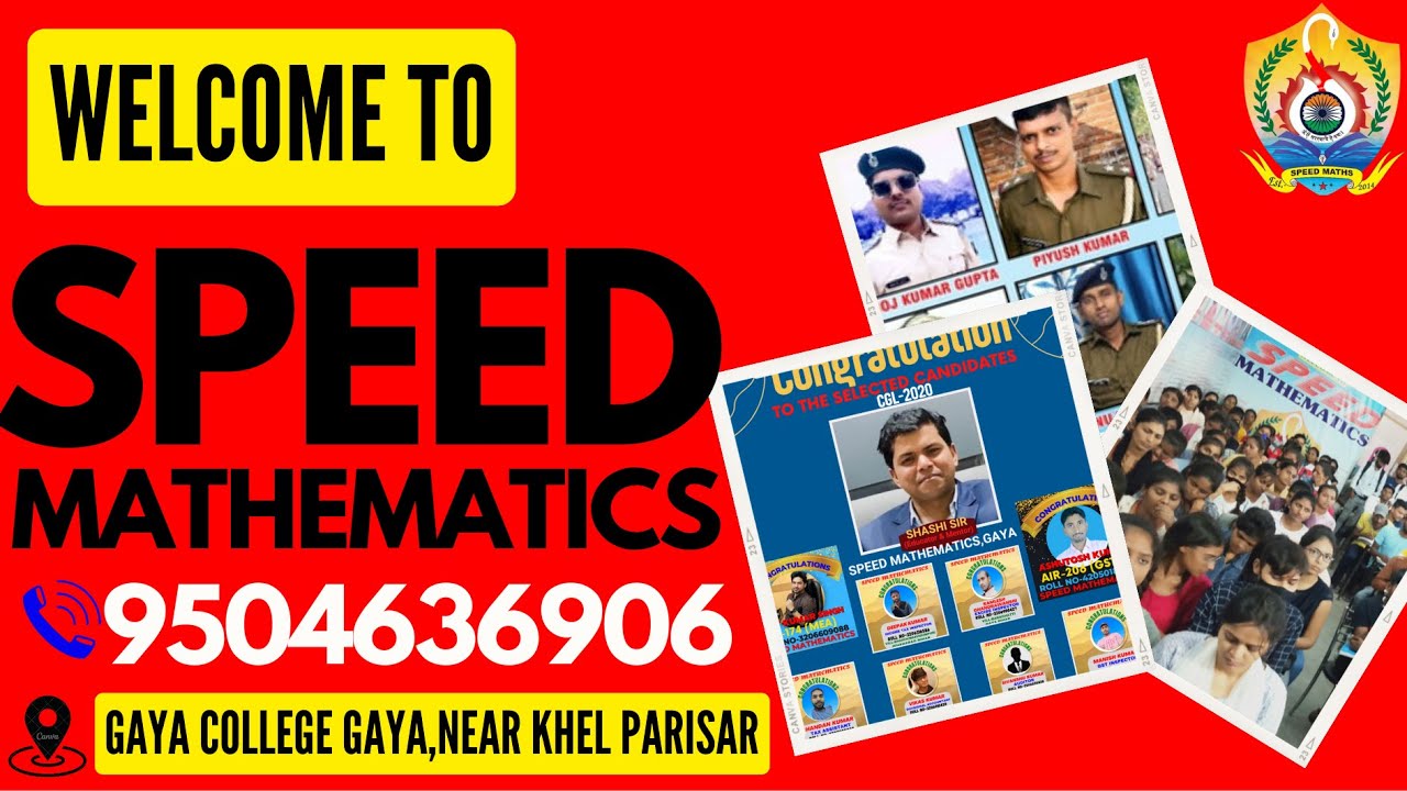 GEOMETRY|MORNING MATHS CLASS | SPEED MATHEMATICS GAYA BY SHASHI SIR - YouTube
