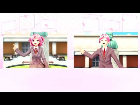 [MMD] Doki Doki Forever Female and Male Comparison Separate Audio Channels