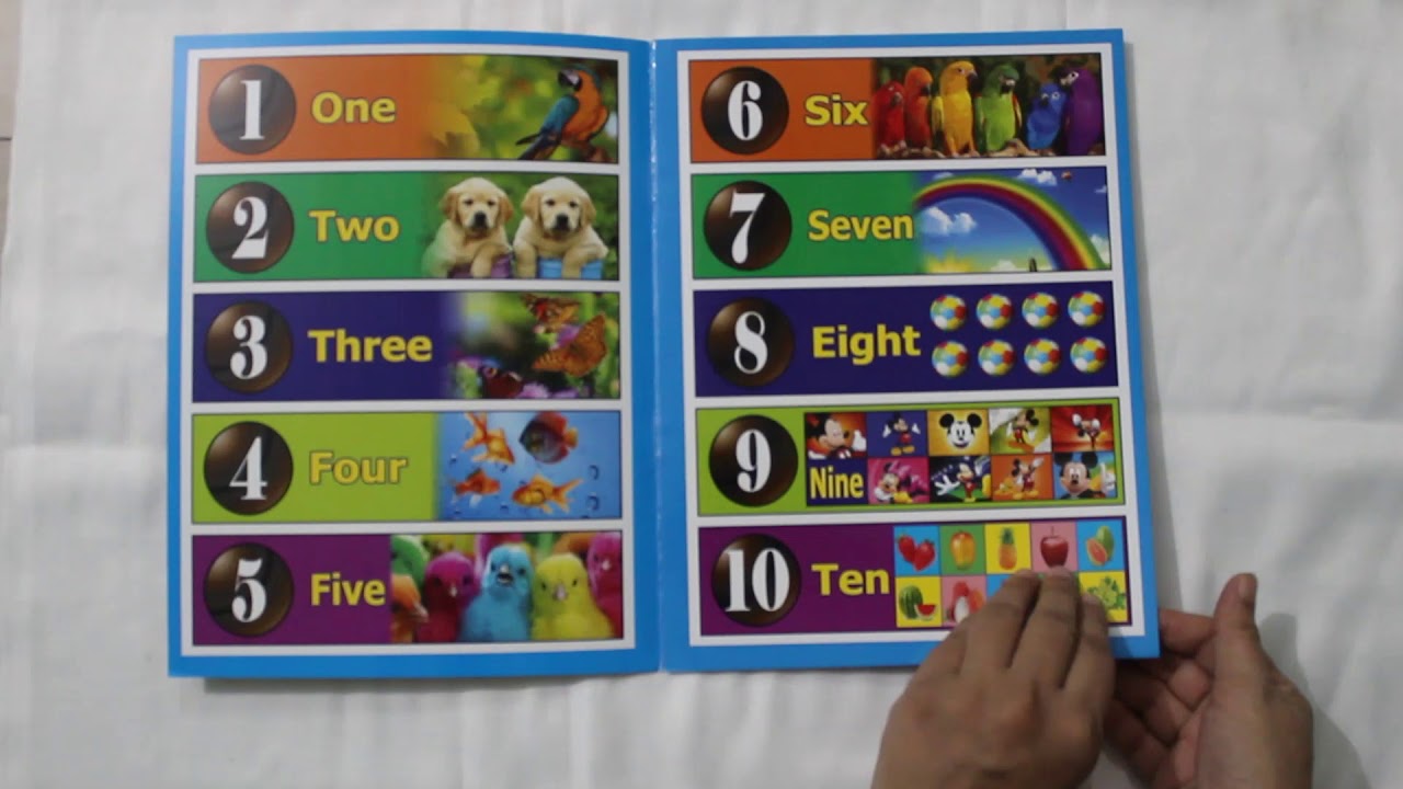 PLAY GROUP NUMBERS BOOK - YouTube