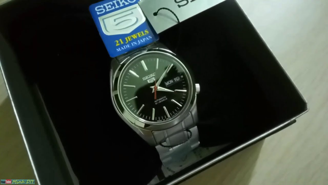 SEIKO 5 Automatic Watch SNKL45J1 - YouTube