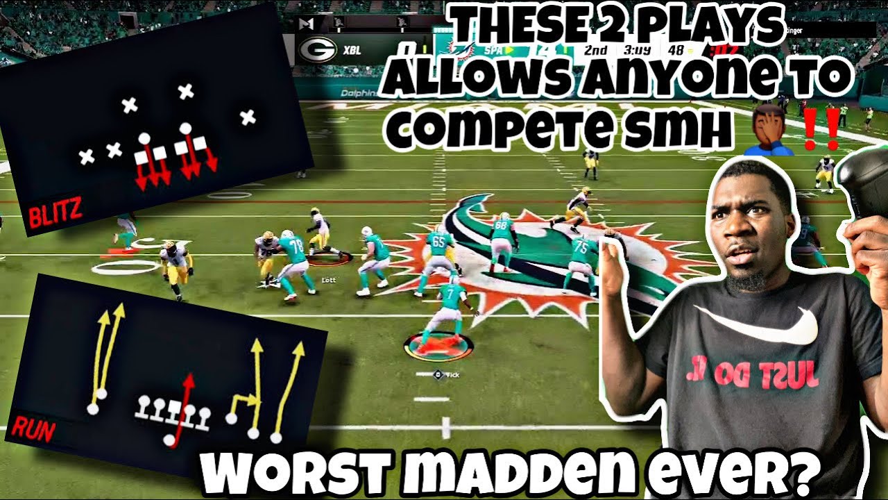 Madden 23 is really made for anyone😂QB Draw goes for TD’s🤦🏾‍♂️ FIX THIS ...