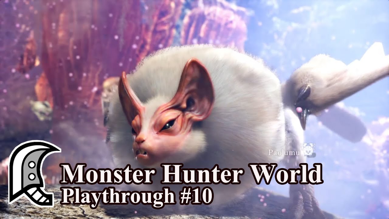 Monster Hunter World Playthrough - Paolumu, the Floating Sky Wyvern ...