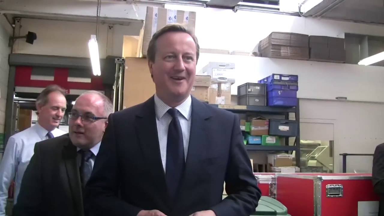 Prime Minister David Cameron visits Harlow - YouTube