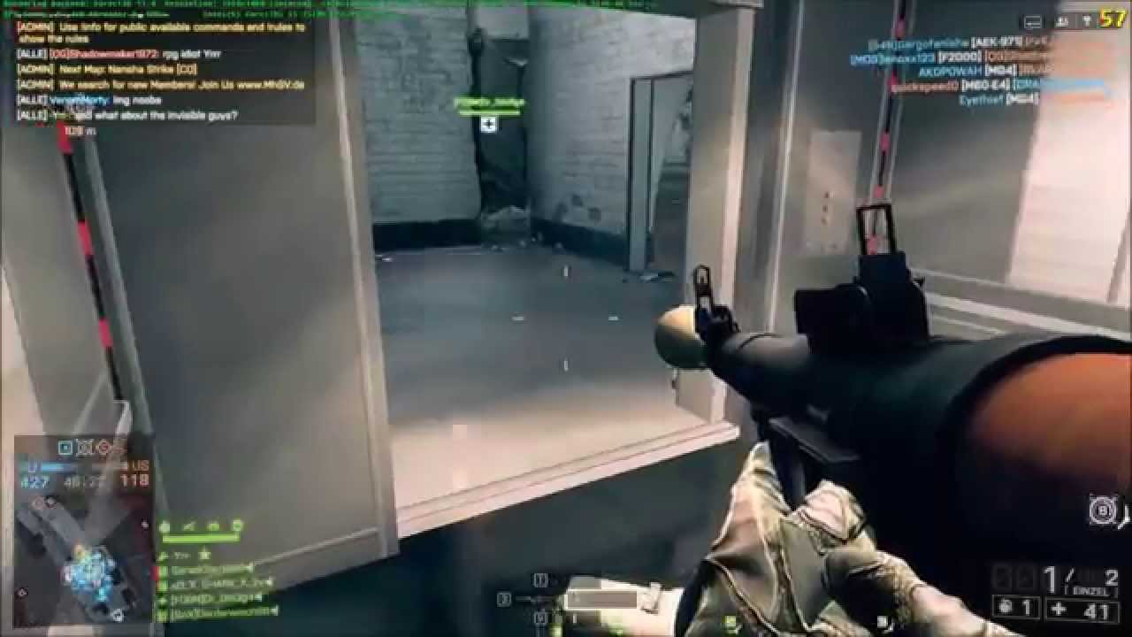 BF4 invisible people bug - YouTube