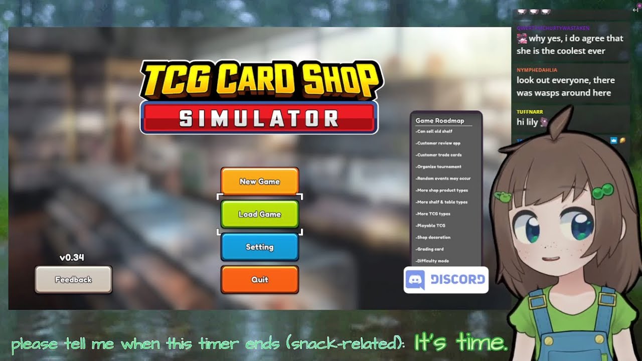 my own CARD SHOP SIMULATOR | hi! welcome one and all!! | cozy | snacks ...