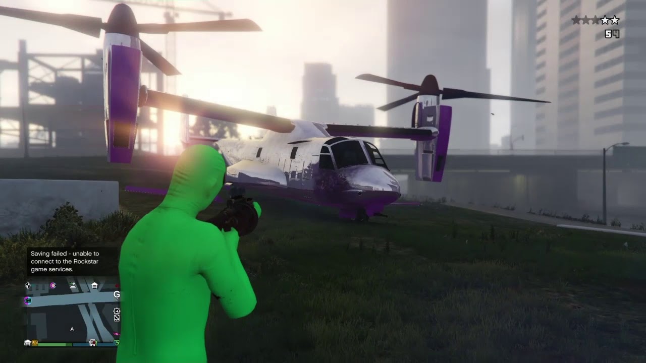 Green alien gta - YouTube