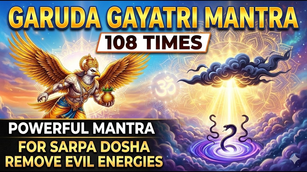 Garuda Gayatri Mantra | 108 Times | Powerful Mantra for Sarpa Dosha ...