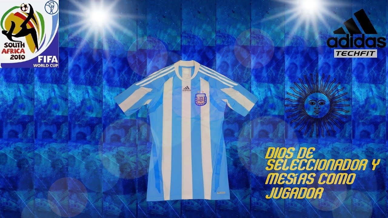 Camiseta Titular - Home Jersey Argentina Afa 2010 TECHFIT Adidas - YouTube