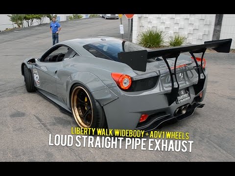 Widebody Ferrari 458 Launch Control