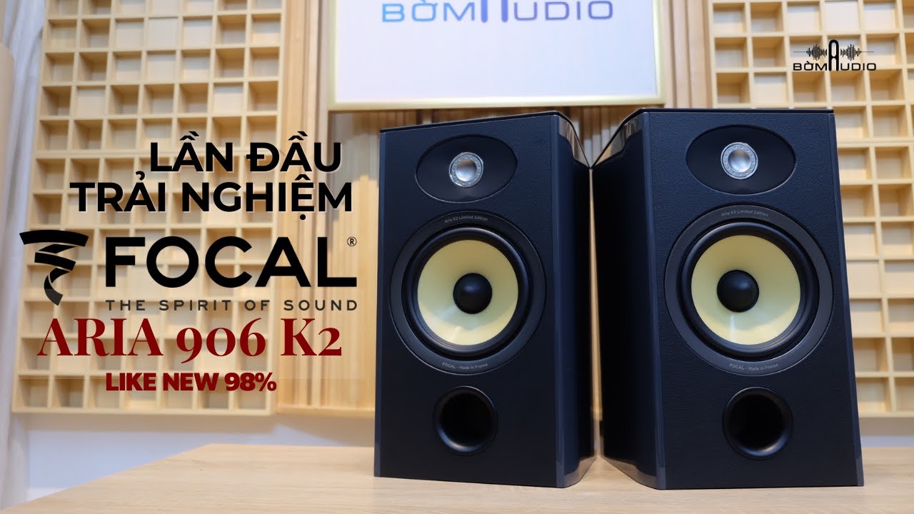 Đỉnh Cao Acoustic FOCAL ARIA K2 906🌈Loa Bookshelf Cao Cấp Thương Hiệu Pháp Chất Từ Ngoại Hình ...