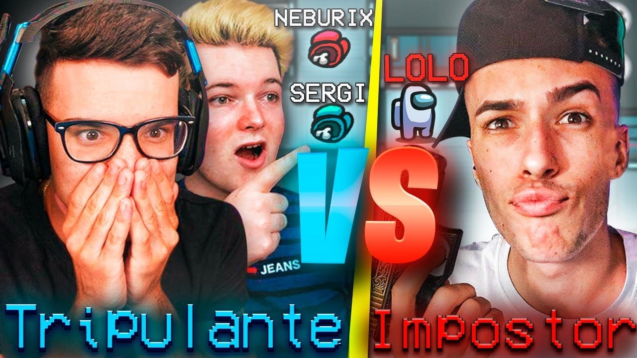 ASI SE GANA EN AMONG US CONTRA YOUTUBERS... (CreativeSergi, Neburix ...