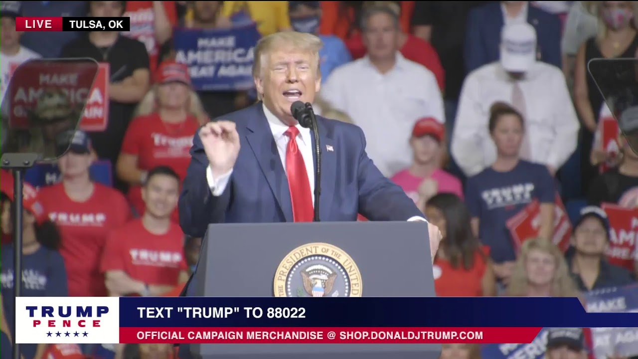 LIVE: President Trump in Tulsa, Oklahoma - YouTube
