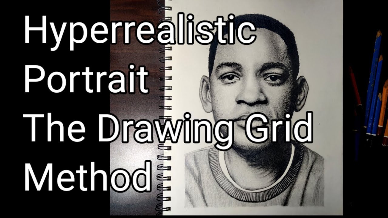 Will Smith Portrait || Timelapse Video || Drawing grid method - YouTube