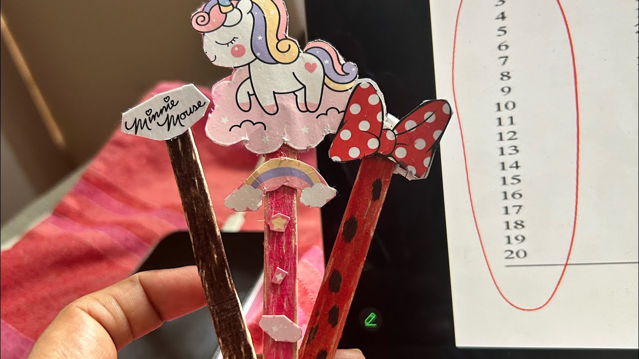 Creative Bookmarks by 6-Year-Old Anvi D. Jha | Best Out of Waste | DIY ...