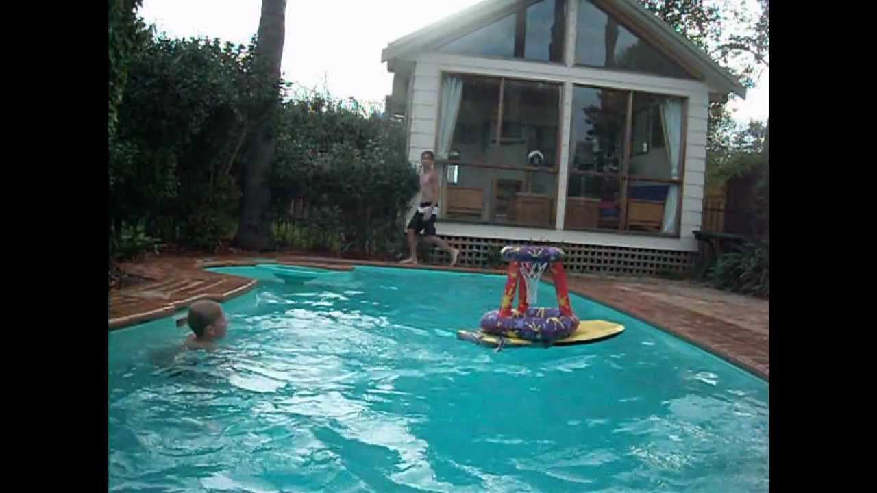 Amazing Basketball Trick Shots - Pool Edition - YouTube