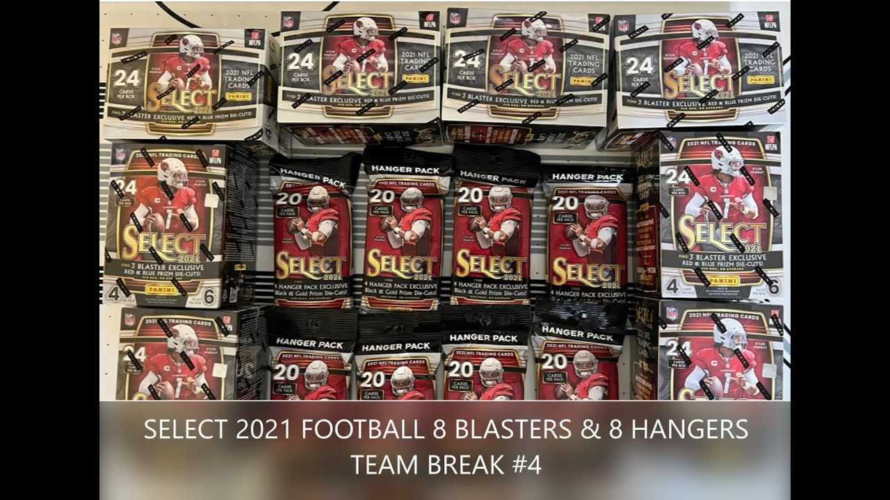 Cracking! SELECT 2021 FOOTBALL 8 BLASTERS & 8 HANGERS TEAM BREAK #4 ...