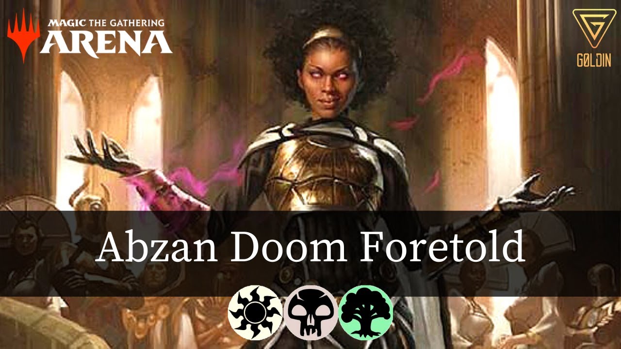 Abzan Doom Foretold | Ikoria Lair of Behemoths Standard Deck [MTG Arena ...