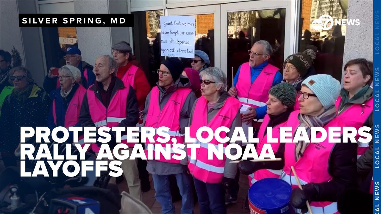 Protesters rally against NOAA layoffs as local leaders join call for ...