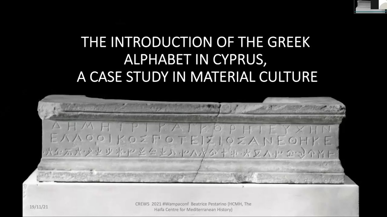 The Introduction of the Greek Alphabet in Cyprus, a Case Study in ...