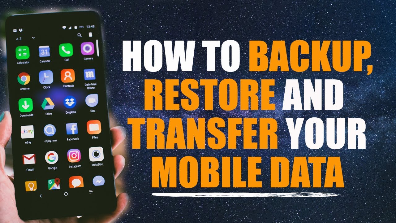 How to Backup Mobile Phone Data to PC with EaseUS MobiMover - YouTube