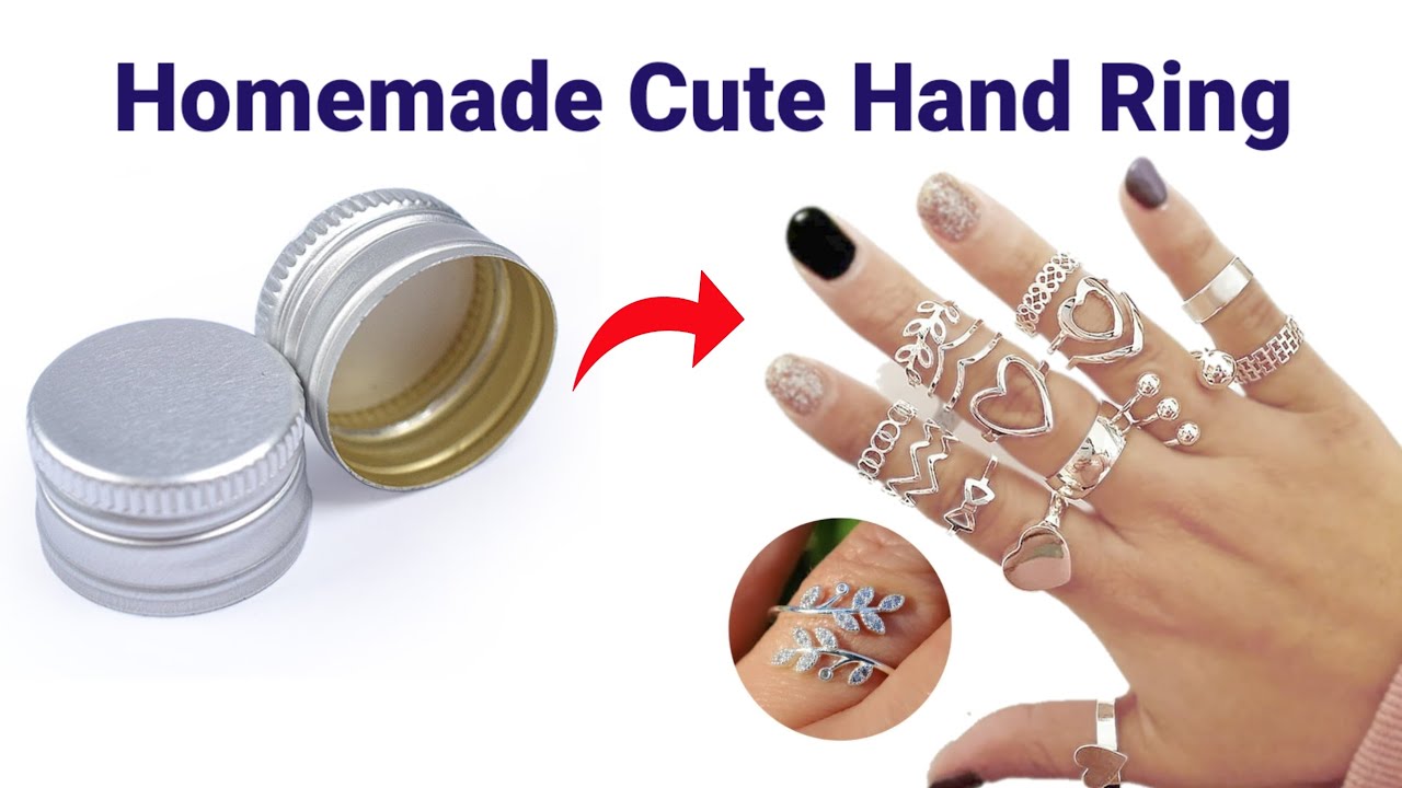 DIY Ring Idea/How to make Ring/Handmade Ring/DIY Ring/Couple Love Rings ...