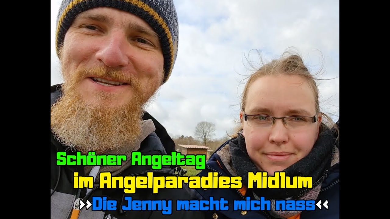 Angeltag im Angelparadies Midlum - Jenny macht mich nass =) - YouTube