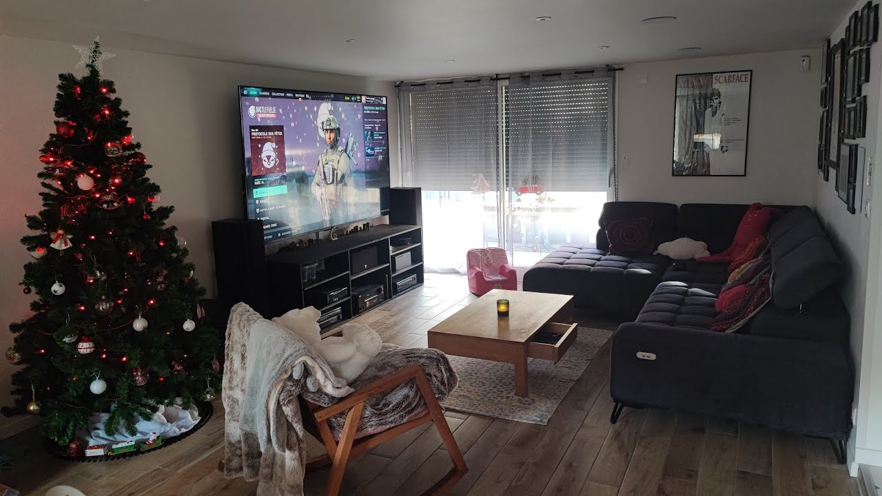 home cinéma maison en pièce de vie - de 10.000€ - YouTube