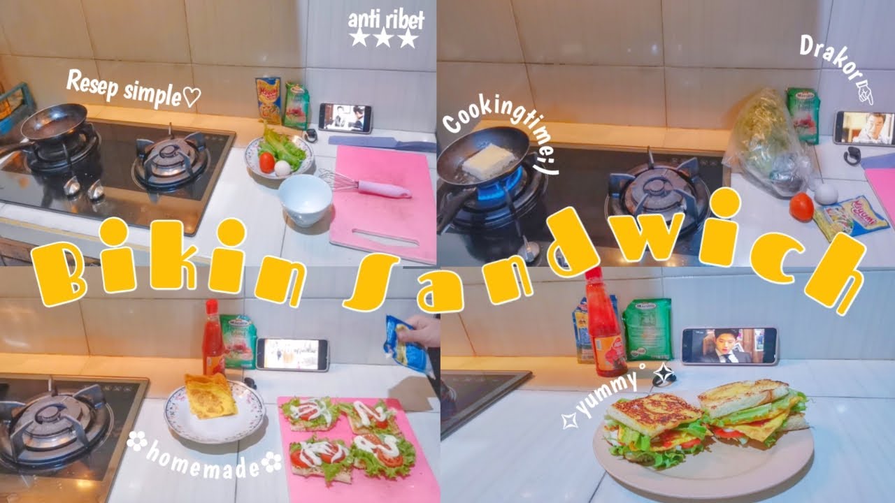Resep Sandwich Simple dan Enak | Resep Sandwich Roti Tawar mudah murah ...