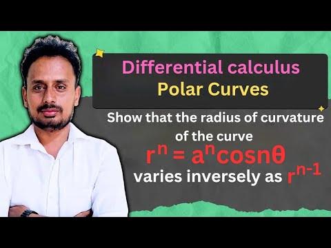 Radius of Curvature in Polar Curves (Examples - 2) - Engineering ...