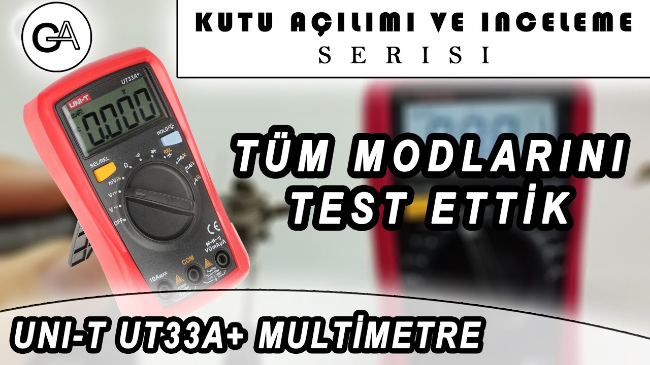 UNI-T UT33A+ | Ayrıntılı Tüm Modlarını İnceledik | Ayrıntılı İnceleme ...