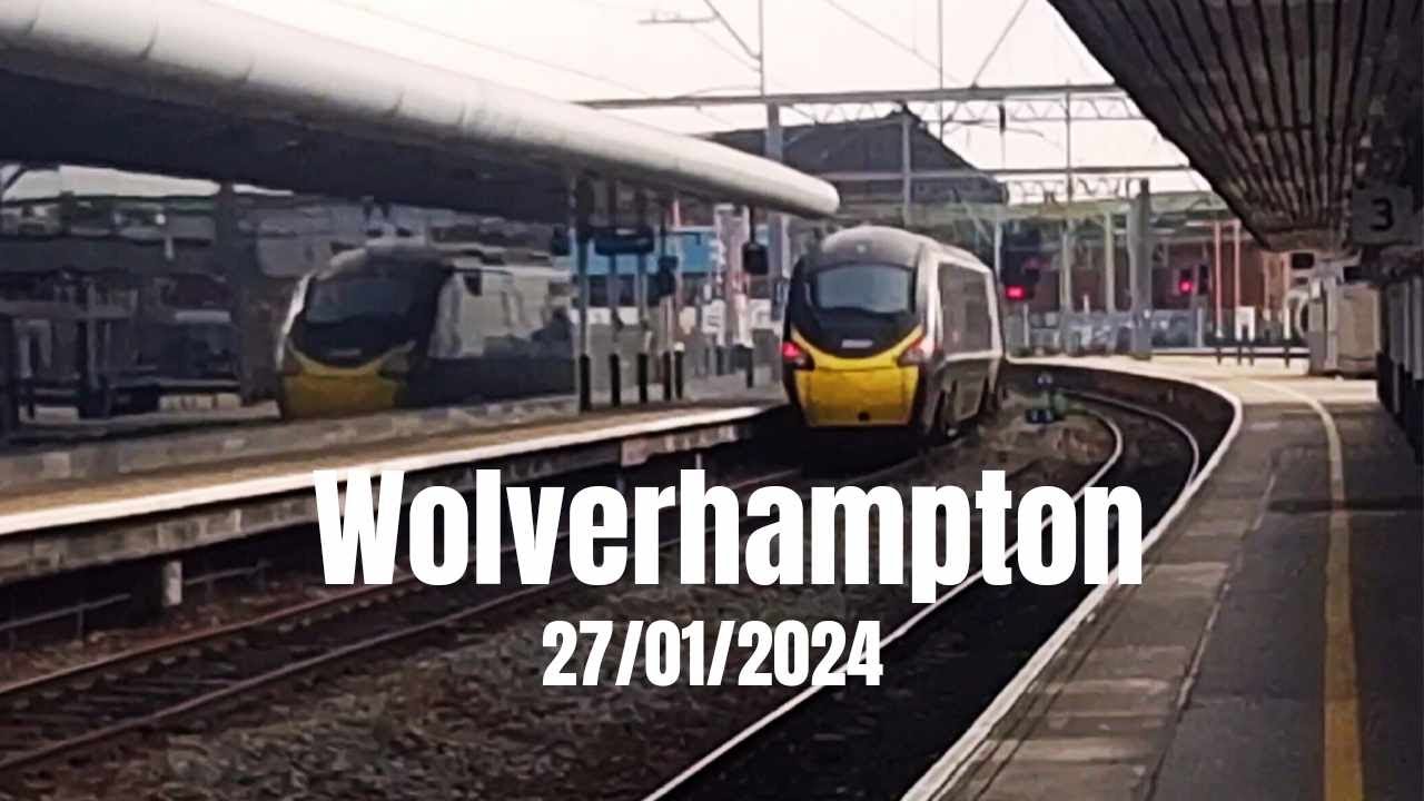 Trains at WOLVERHAMPTON Station (WMR), 27/01/2024 - YouTube
