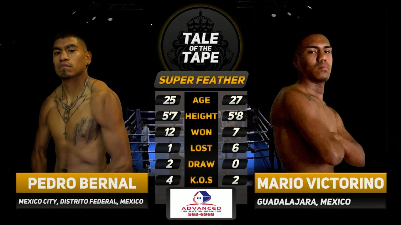 PEDRO BERNAL VS MARIO VICTORINO VERA FULL FIGHT | 3LP - YouTube