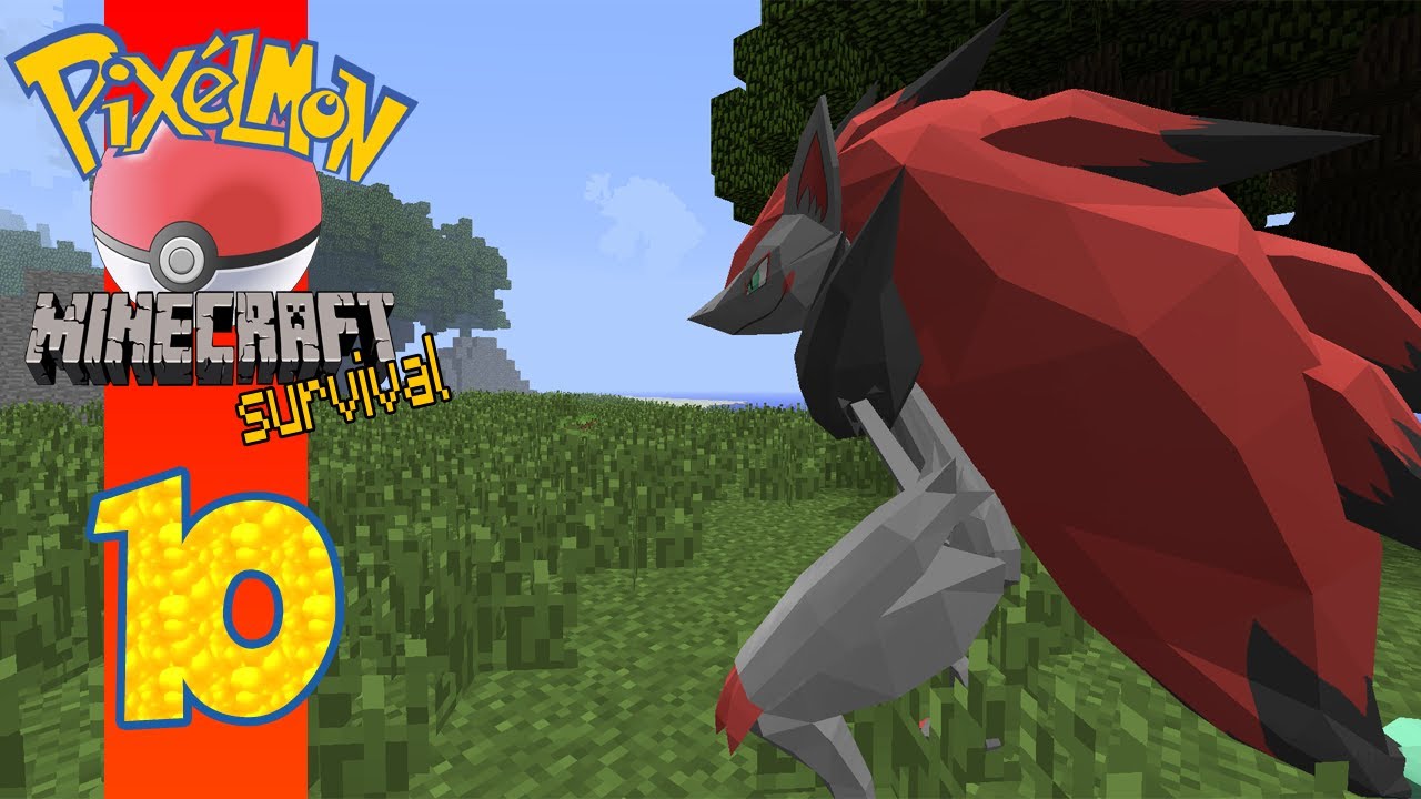 "Pixelmon" Survival [Part 10] - ZOROARK ? ( "Minecraft Mod" ) - YouTube