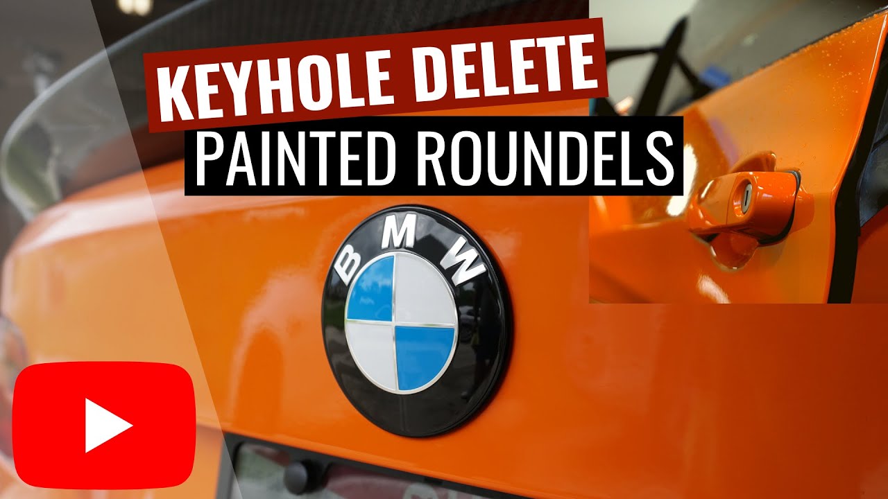 Keyhole Delete & Gloss Black Roundels | BMW M3 - YouTube
