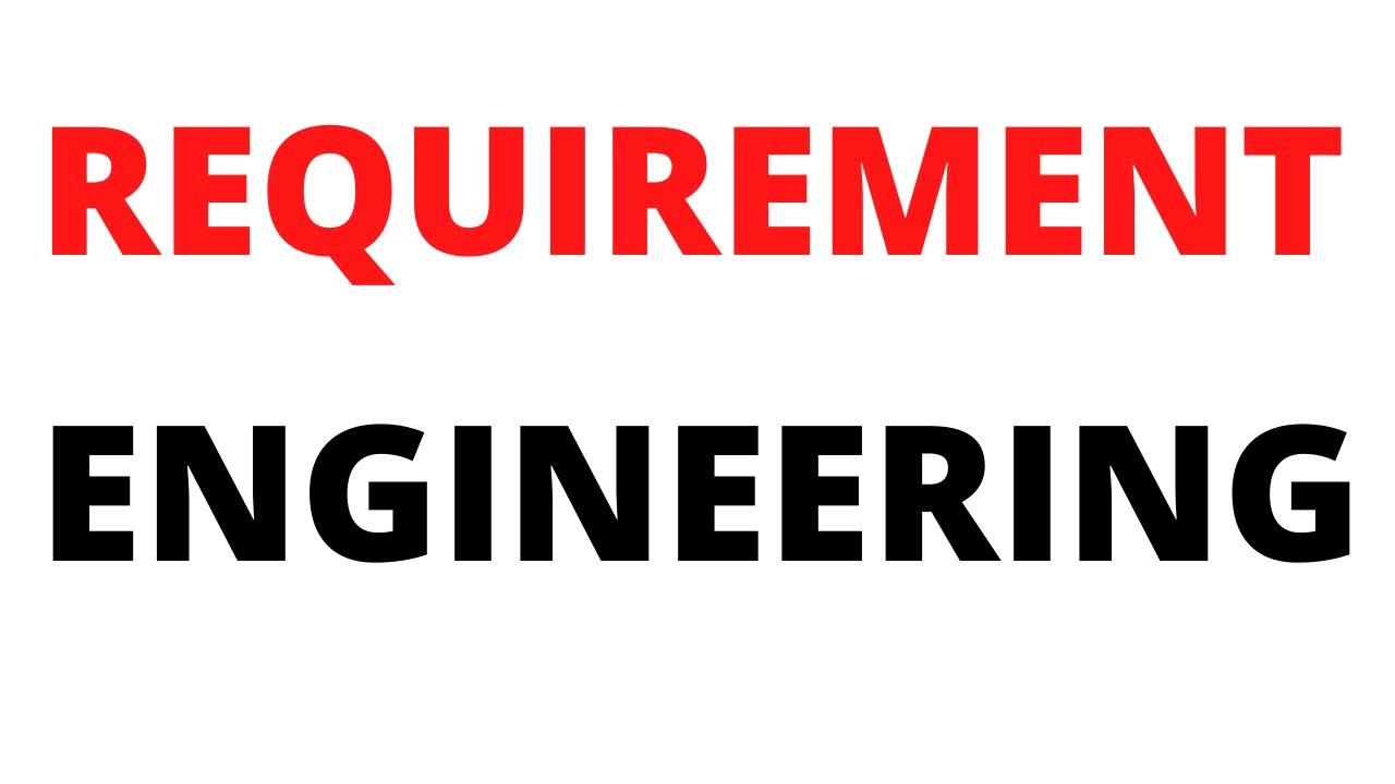 Requirement engineering - YouTube
