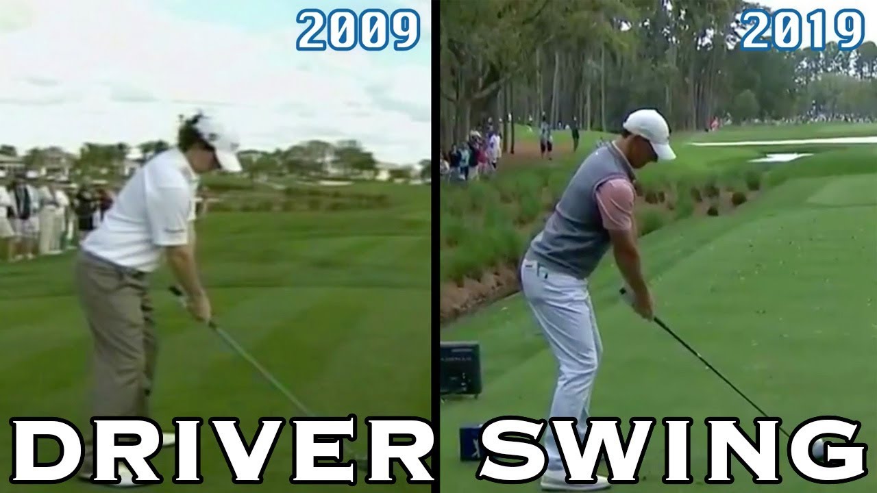 RORY MCILROY DRIVER SWING COMPARISON (2009-2019) - YouTube