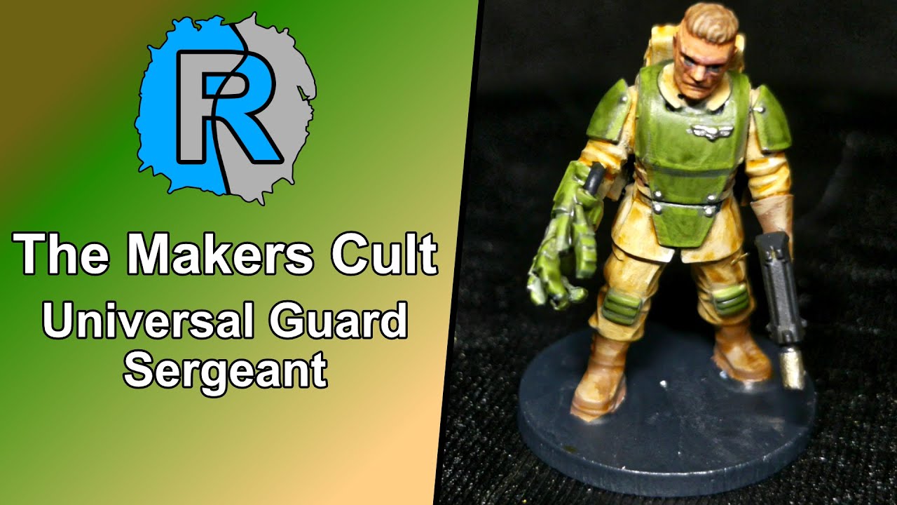 Universal Guard - Sergeant - The Makers Cult, 3D Printed Army, Proxy ...