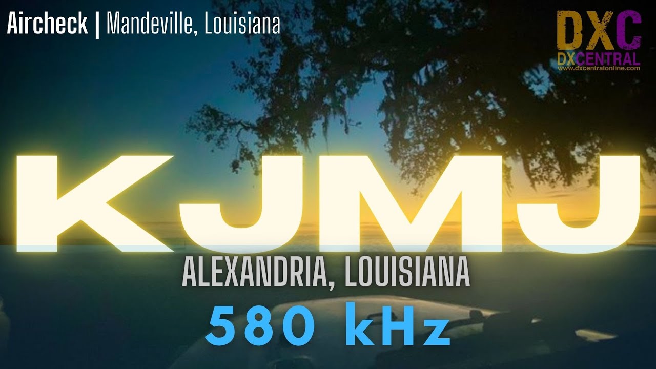 580 | KJMJ | Alexandria, LA | Mandeville MW Airchecks - YouTube