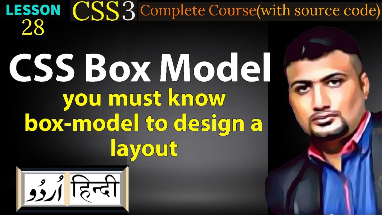 CSS box-model tutorial-28- in (Hindi/Urdu) - YouTube