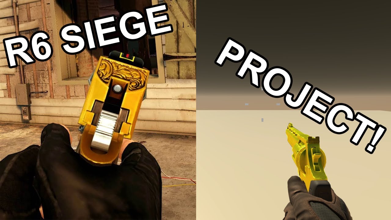 Let's make R6 Siege Golden Gun! - YouTube
