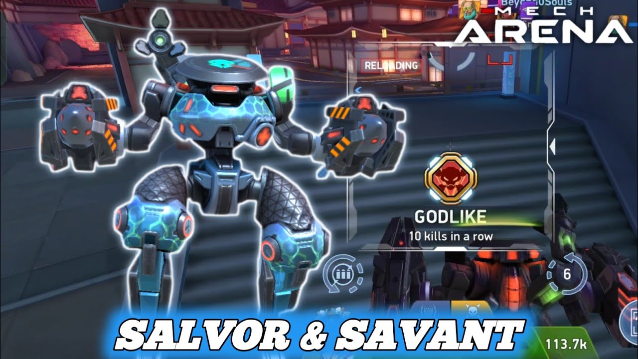 Salvor and Savant: A Healer That Deals Healable Damage - Mech Arena ...