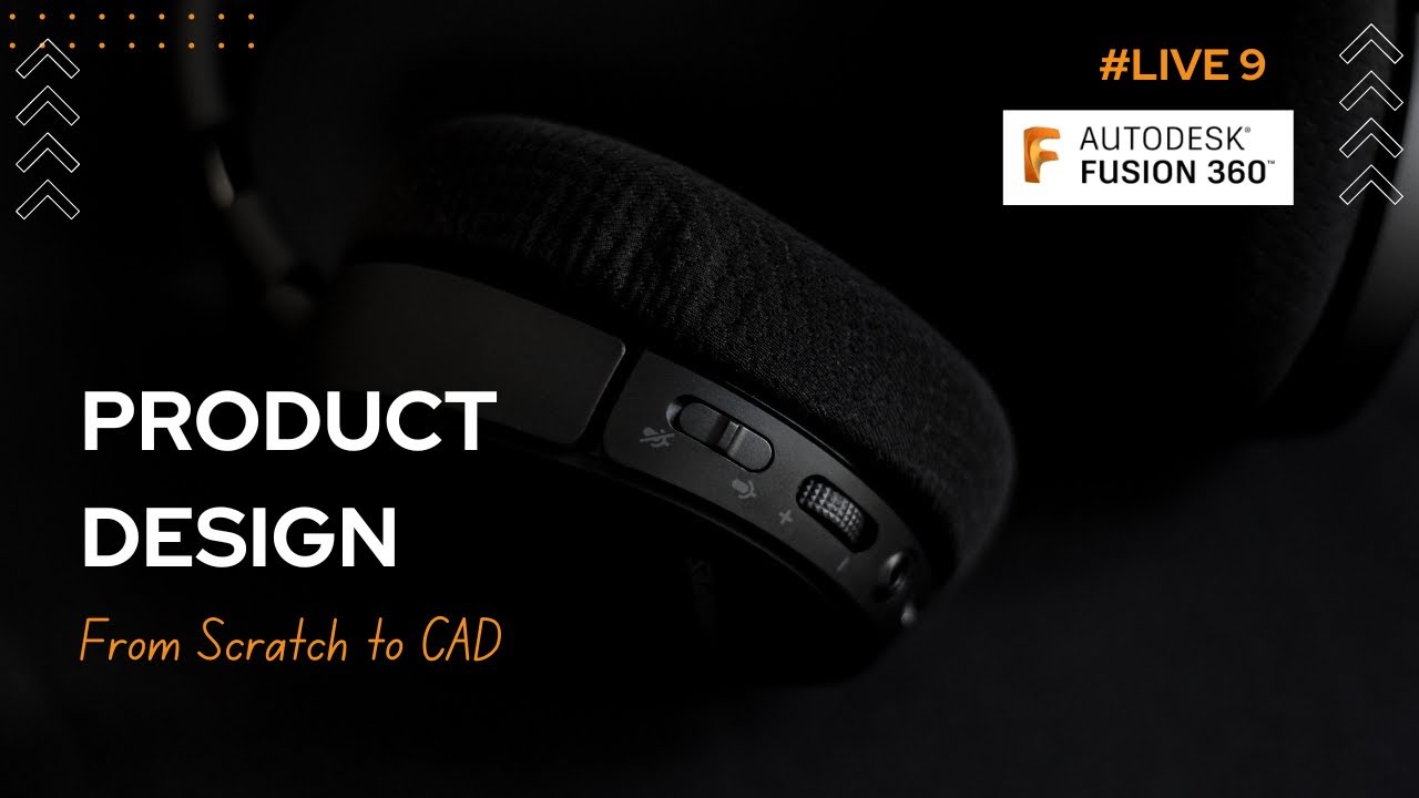 Simple Product Design | Fusion 360 | Live Stream | VLIV 10 - YouTube