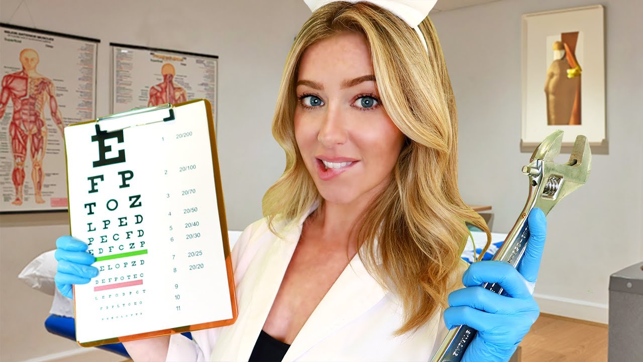 ASMR FULL BODY PHYSICAL EXAM... But It's VERY INAPPROPRIATE AND STRANGE ...