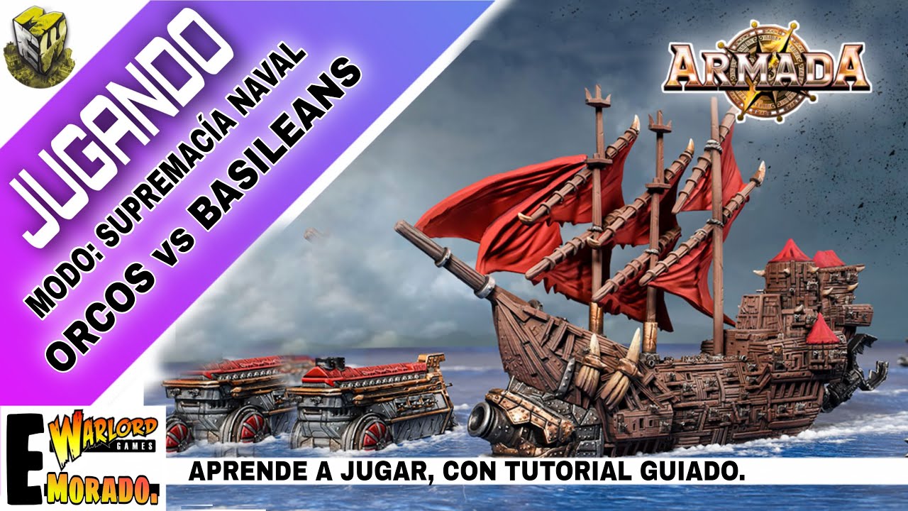 MANTIC ARMADA: ( ORCOS vs BASILEANS - DOMINIO DE SECTOR ) COMO JUGAR ...