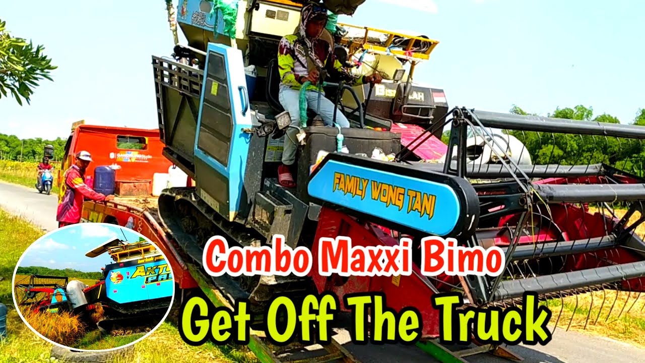 COMBO MAXXI BIMO || GET OFF THE TRUCK. #agriculturalmachinery - YouTube