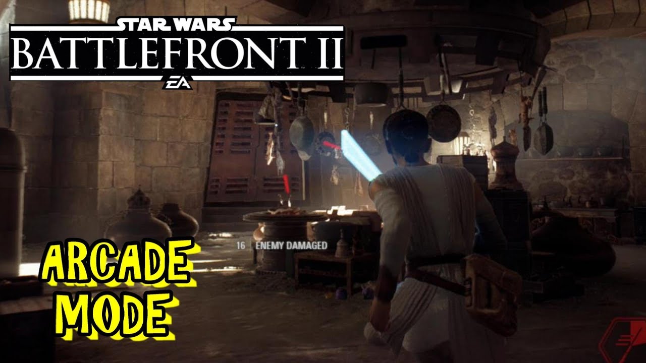 Battlefront 2 Arcade Mode - Rey's Mission - YouTube