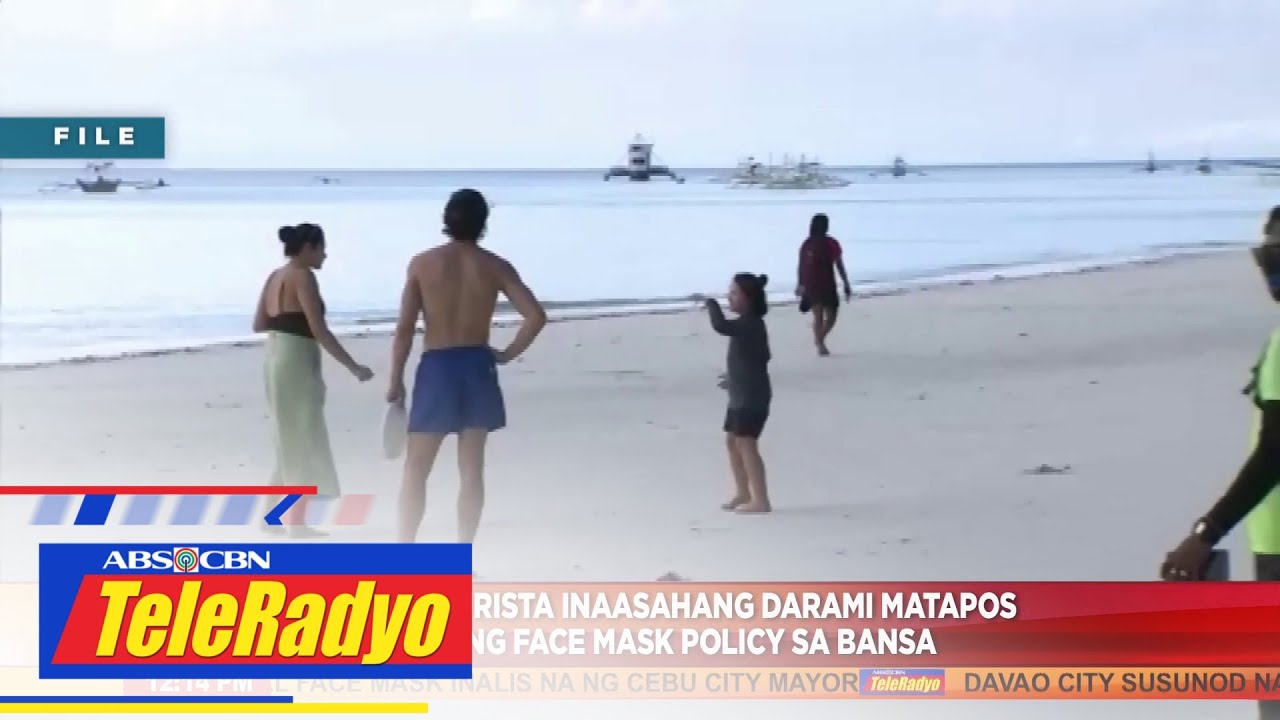 DOT: Mga turista inaasahang darami matapos luwagan ang face mask policy ...