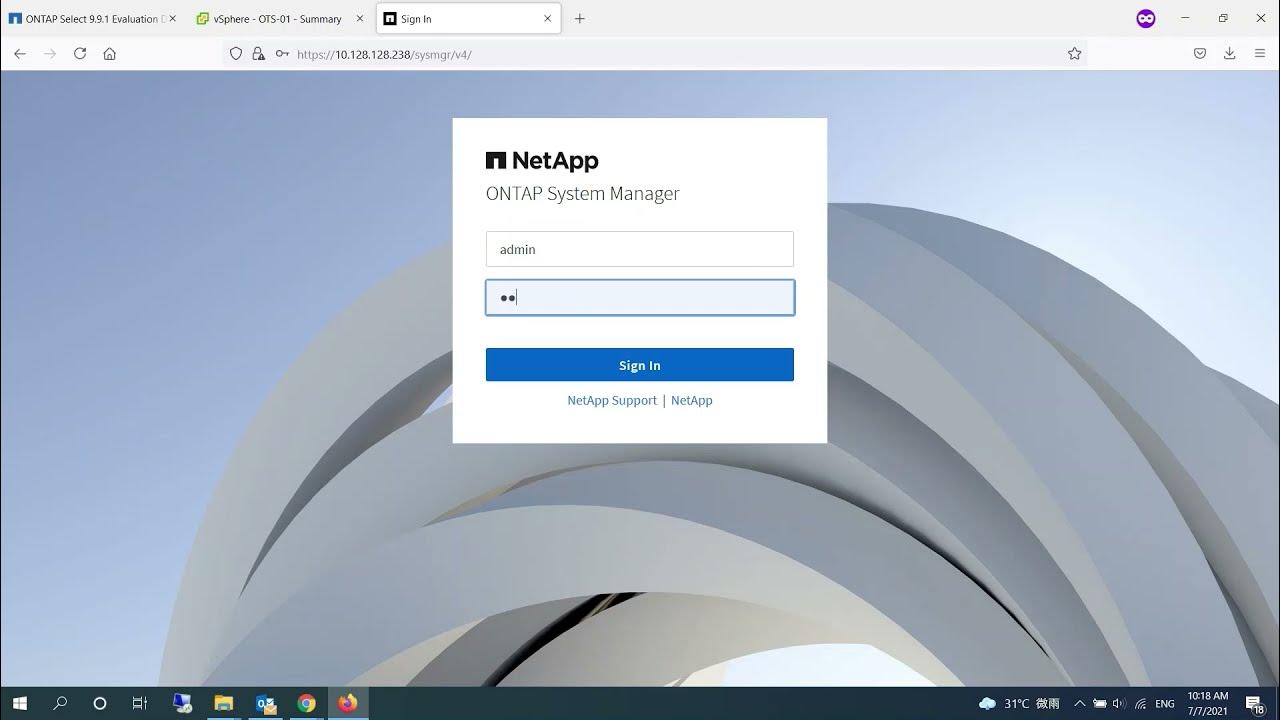 Deploy ONTAP Select 9.9.1 OVF to ESXi - YouTube