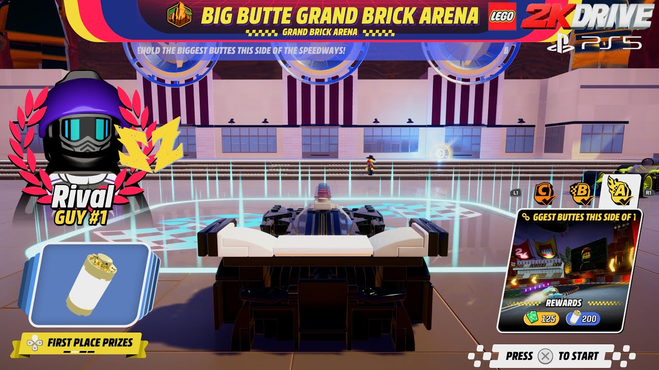 Lego 2K Drive - Rematch Guy 1# - Big Butte Gran Brick Arena A/C Class ...
